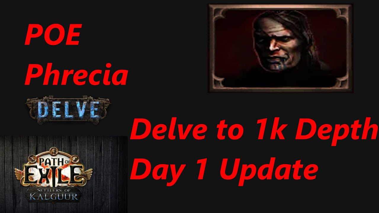 [POE Phrecia] Delve to 1000 depth day 1 - YouTube