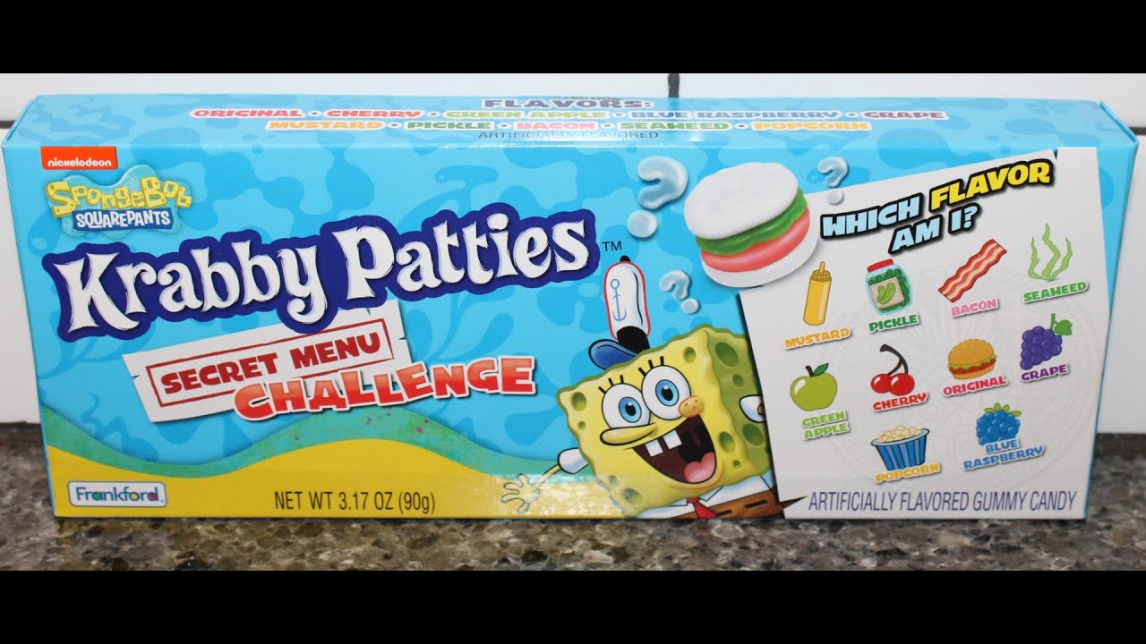 Nickleodeon Spongebob Squarepants Krabby Patties Secret Menu Challenge ...