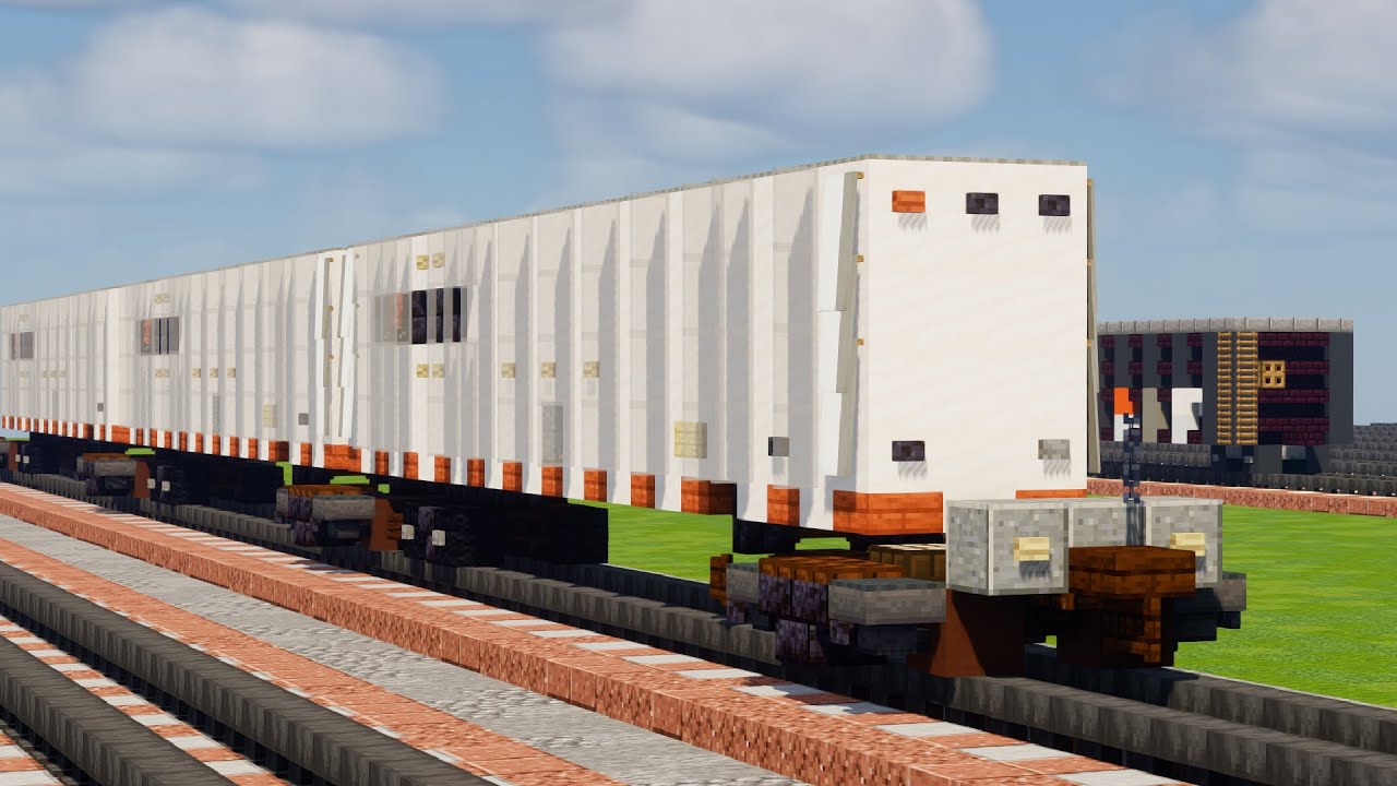 Minecraft RoadRailer NS Trailer Train Tutorial - YouTube