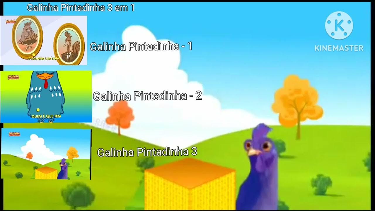 Menu DVD Galinha Pintadinha 3 em 1 - YouTube