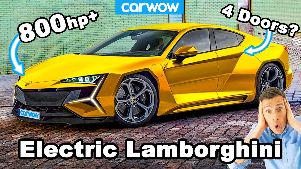 New Lamborghini 800hp ELECTRIC CAR - what you need to know! - YouTube