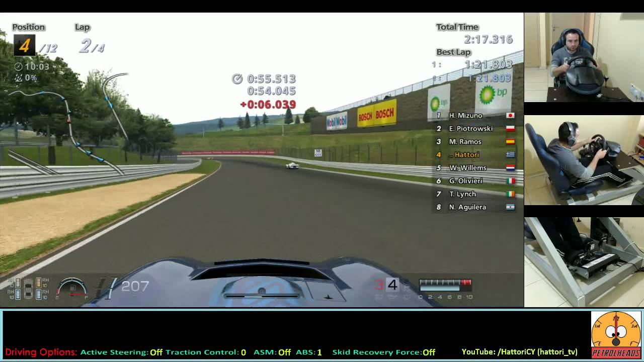 GT6 - Historic Racing Car Cup Race 2 - Streaming footage - YouTube