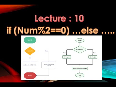 Lecture - 10 : Control Structures (if-else): How to make program more AI oriented. - YouTube