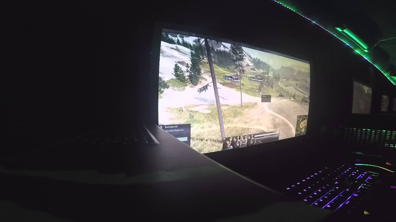 Inside the razer bus at insomnia i56 saturday - YouTube