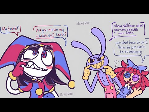 Pomni's Evil Teeth!?👄😈The Amazing Digital Circus Comic Dub 