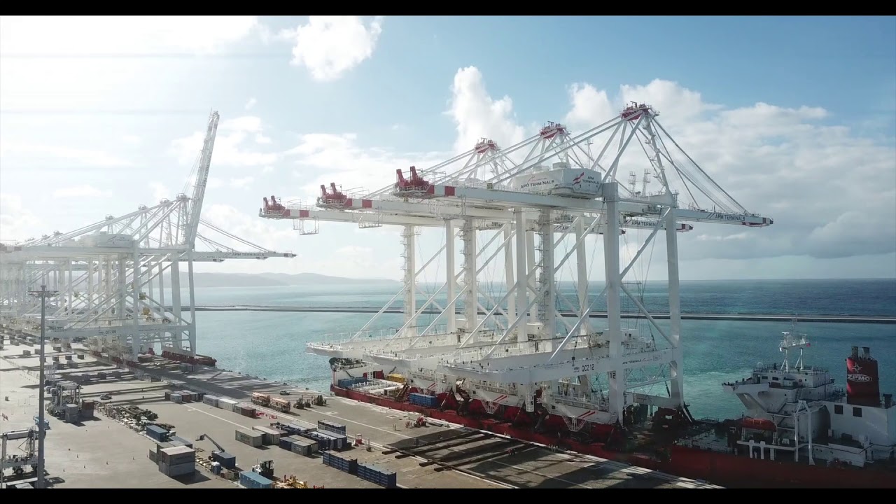 Final 3 Ship-to-Shore cranes arrive at APM Terminals MedPort Tangier ...