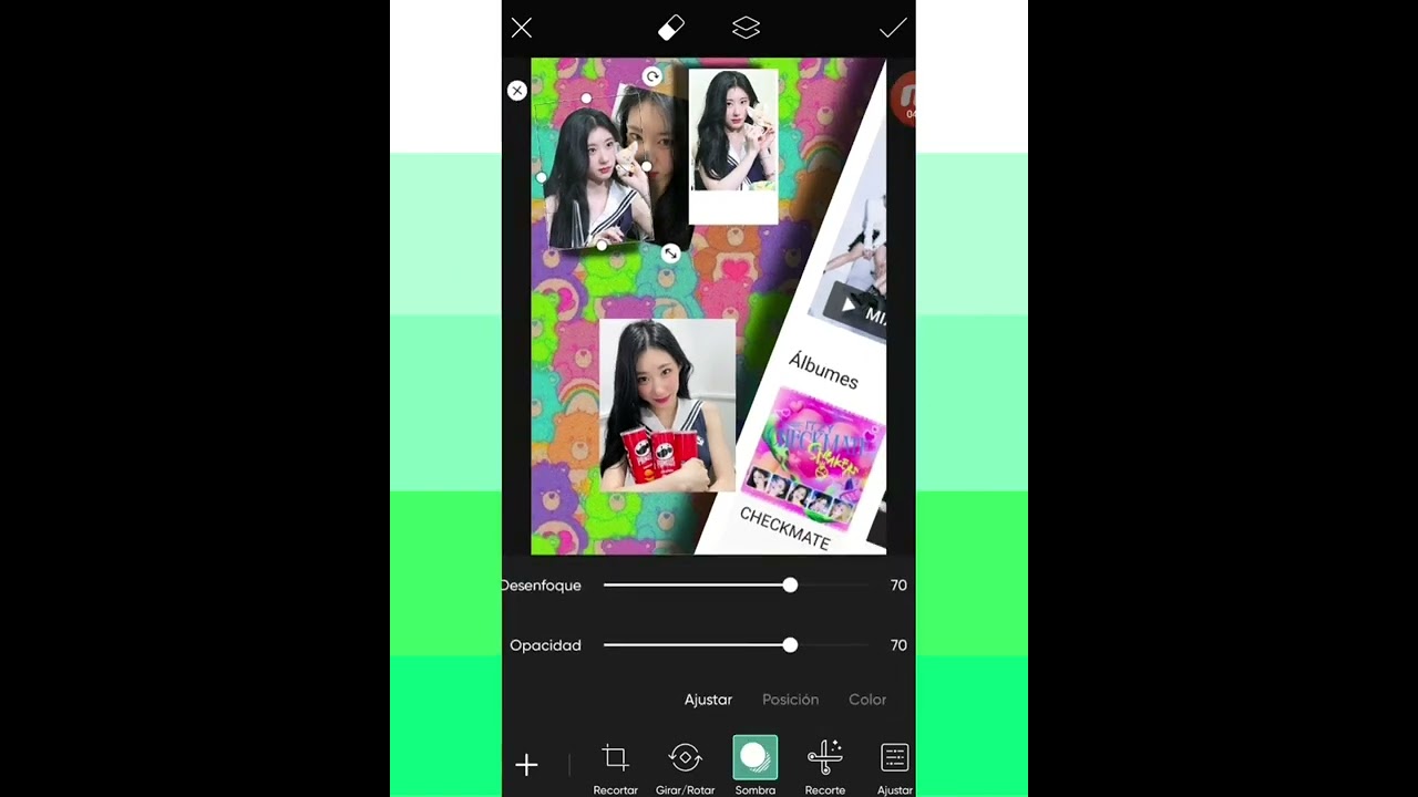 tutorial picsart kpop setup edit - YouTube