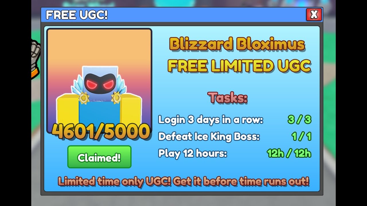 Roblox - Gladiator Simulator Pegando UGC LIMITADO GRATUITO Blizzard ...