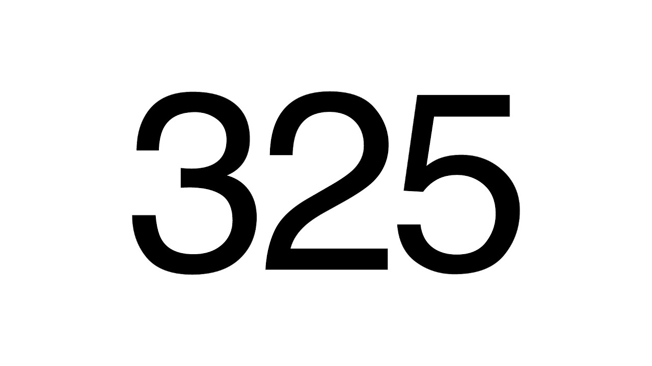 325 - YouTube