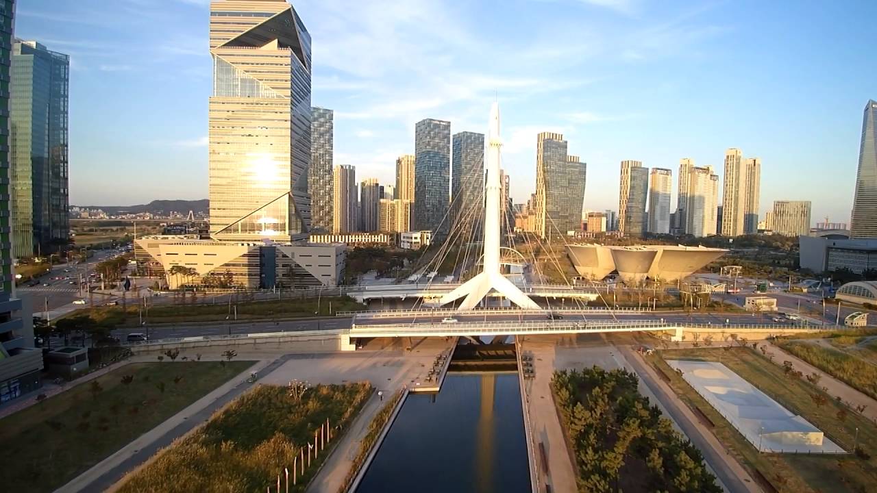 [TYPHOON H] beautiful incheon song-do central park (육해공 jung-suk) - YouTube