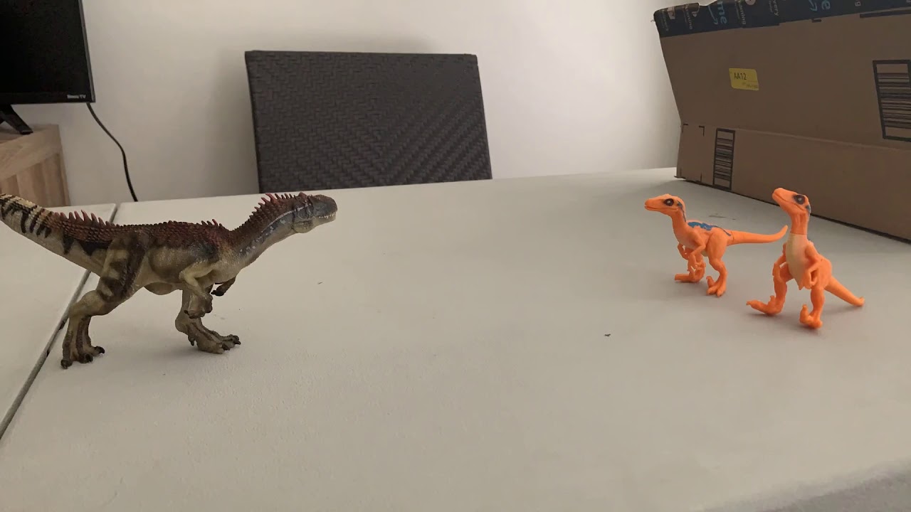 Savage Dinosaur Battles ll Round 1, Battle 7:Allosaurs vs Austrorapter ...