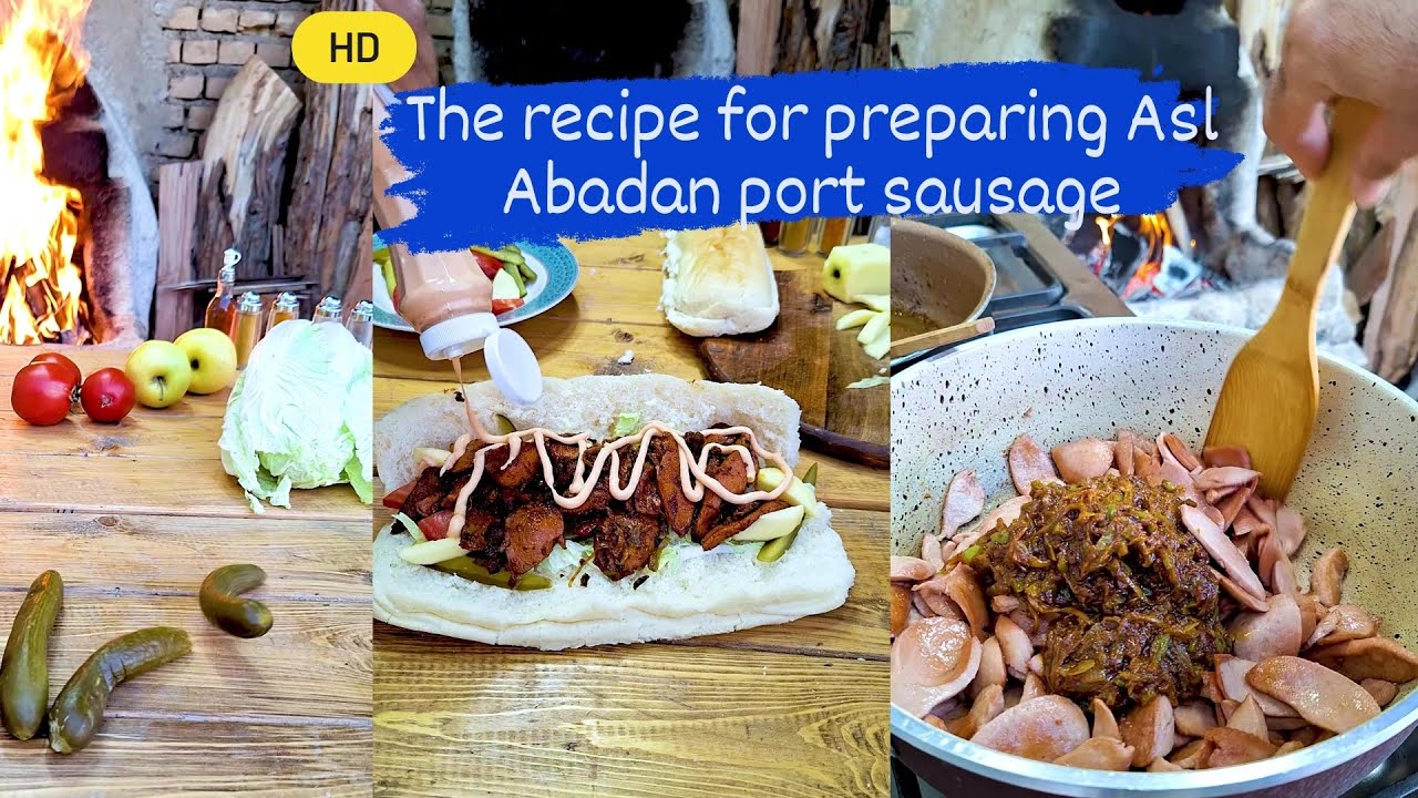 The recipe for making original abadan port sausage with special spices ...