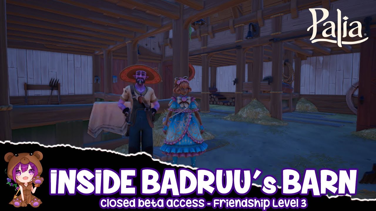 Palia - Inside Badruu's Barn - Friendship Level 3 - YouTube