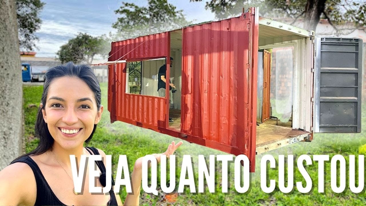 TOUR PELA NOSSA CASA NOVA CONTAINER EM OBRA - YouTube