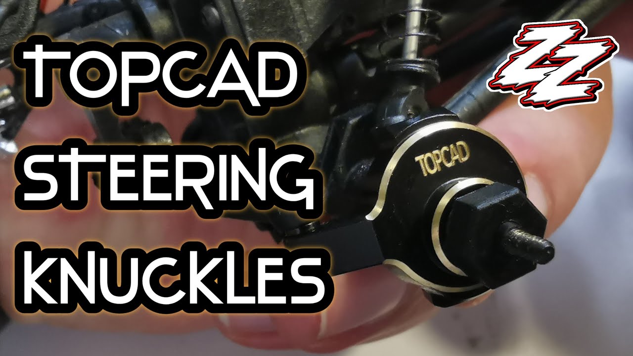 AXIAL SC24 TOPCAD STEERING KNUCKLES TEST RUN - YouTube