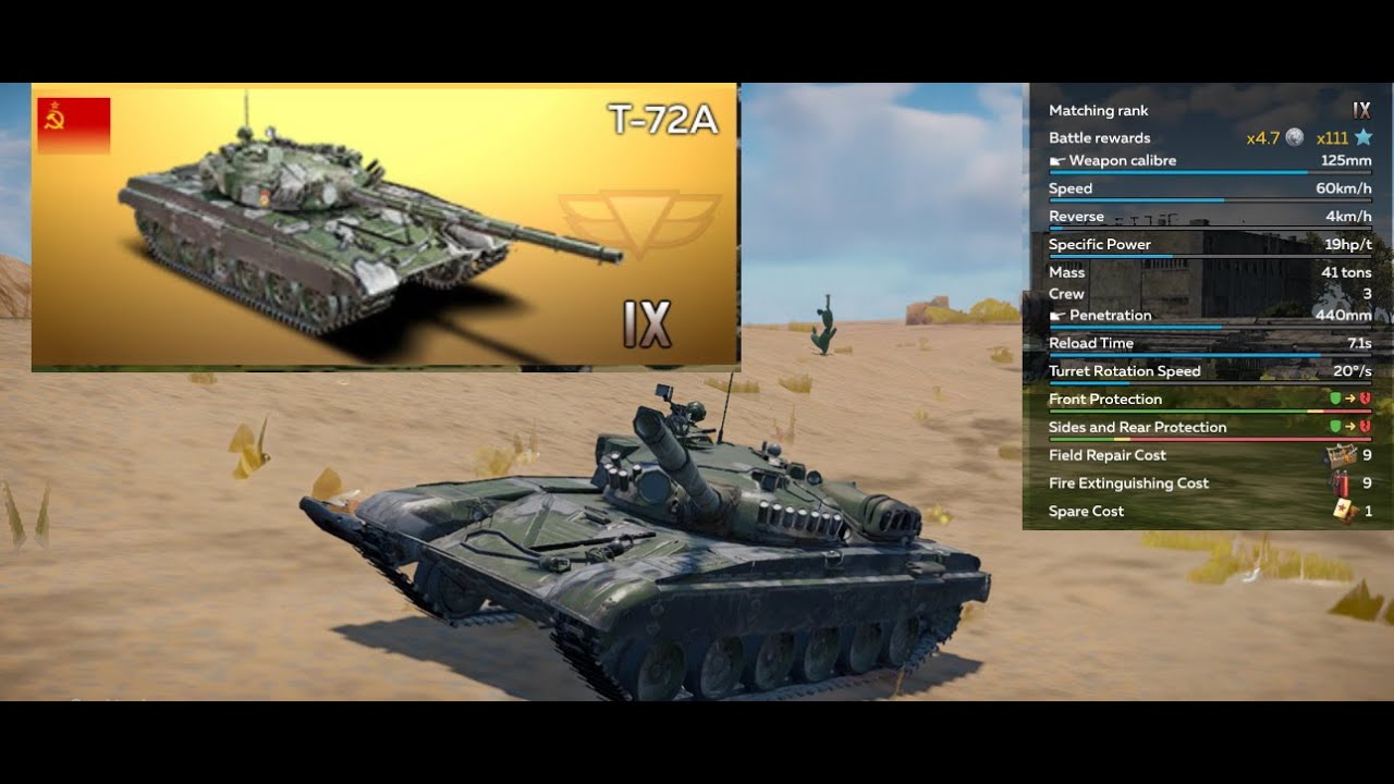 War Thunder Mobile T-72 - YouTube