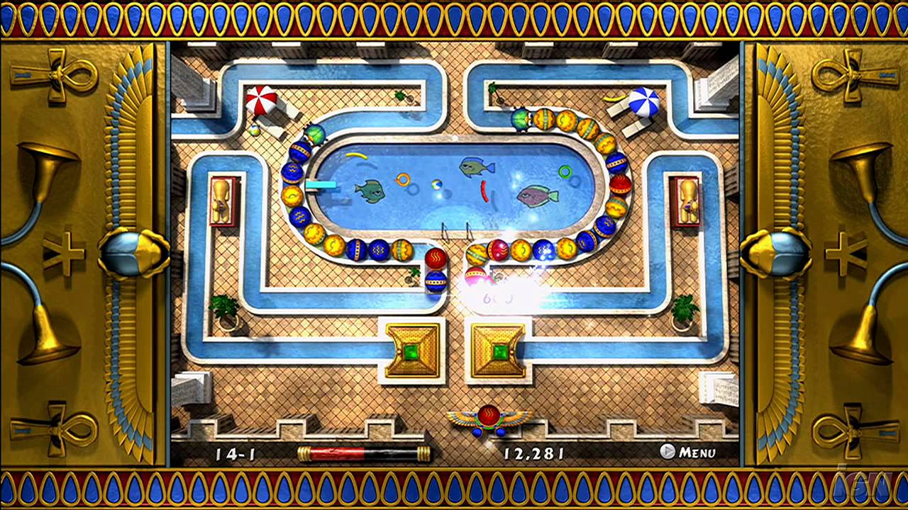 Luxor 2 Xbox Live Gameplay - Shooting Bubbles - YouTube