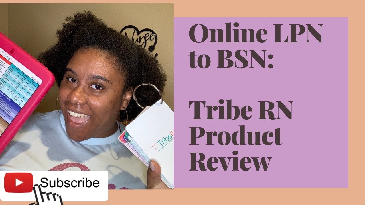 Online LPN to BSN: Tribe RN Product Review - YouTube