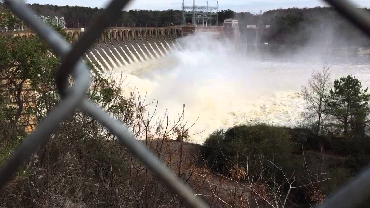 Jordan Lake dam - YouTube