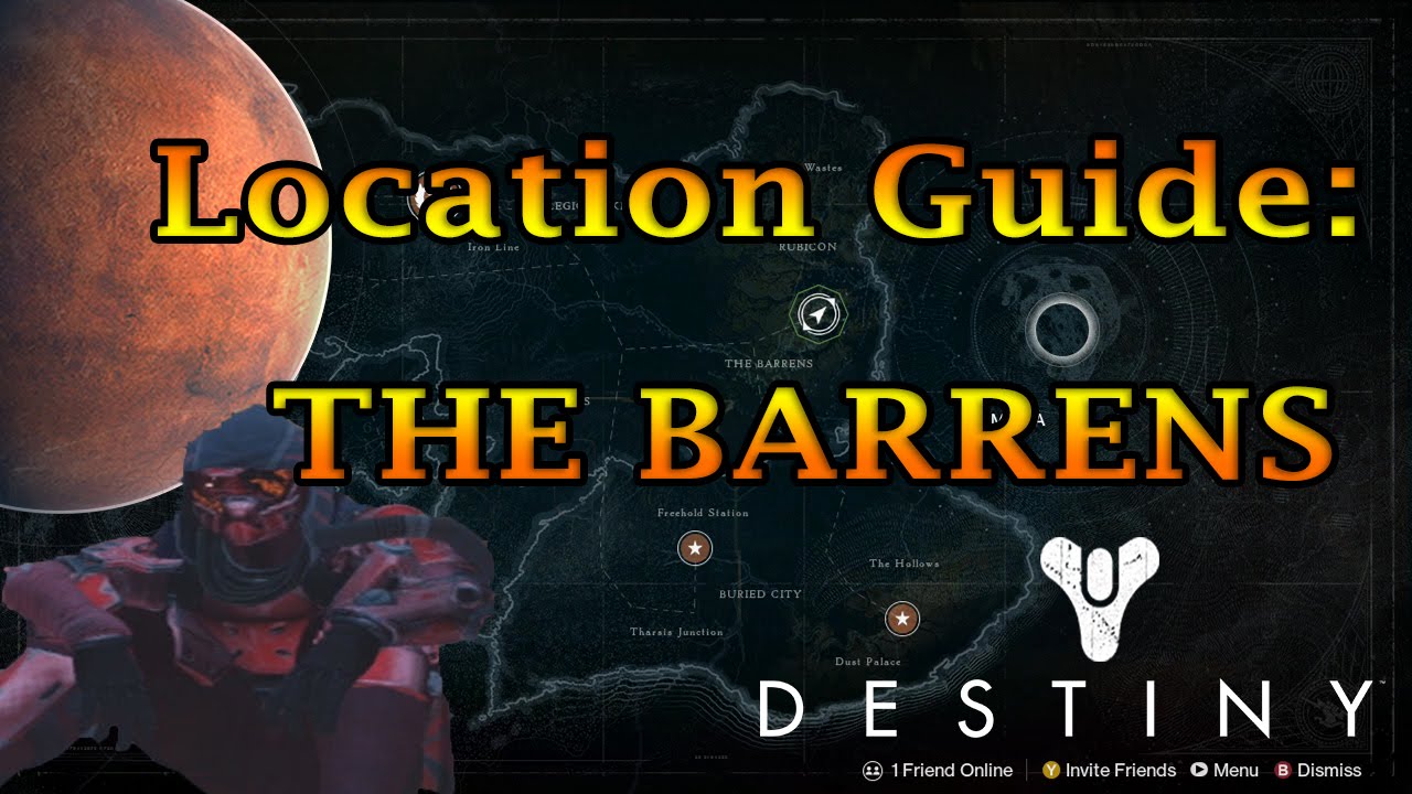 Destiny | Where Are The Barrens | Location Guide - YouTube