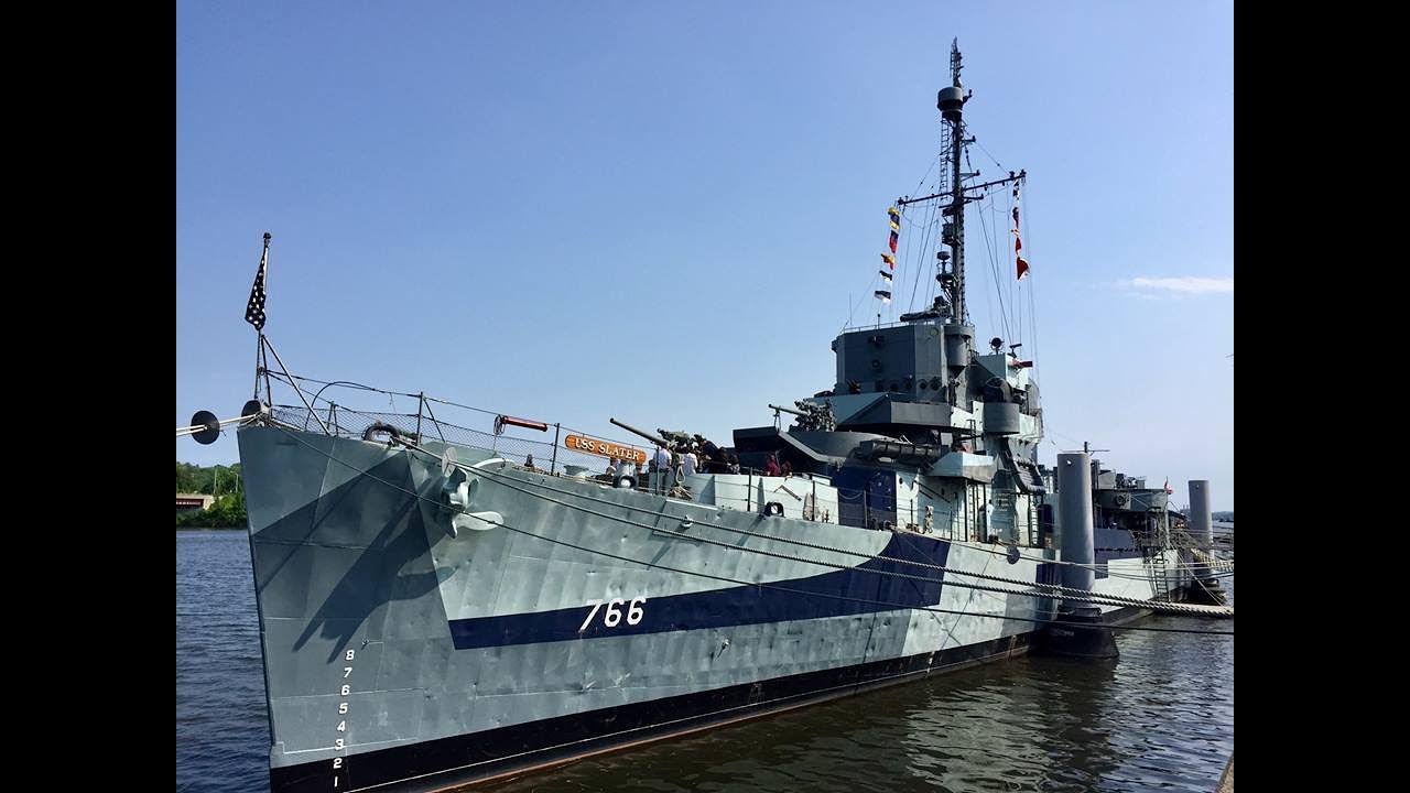 USS SLATER goes to Drydock! Southbound Time Lapse aboard USS SLATER ...