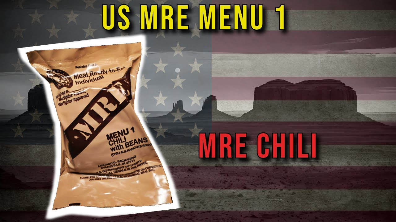 🇺🇲 | 2019 US MRE Menu 1 Chili With Beans - MRE Review - YouTube