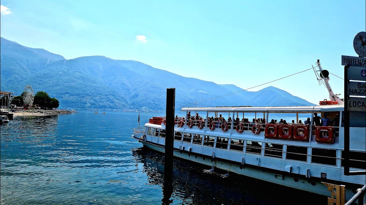 Boat cruise from Locarno to Ascona ! Lake Maggiore, Switzerland 2022♥️ ...