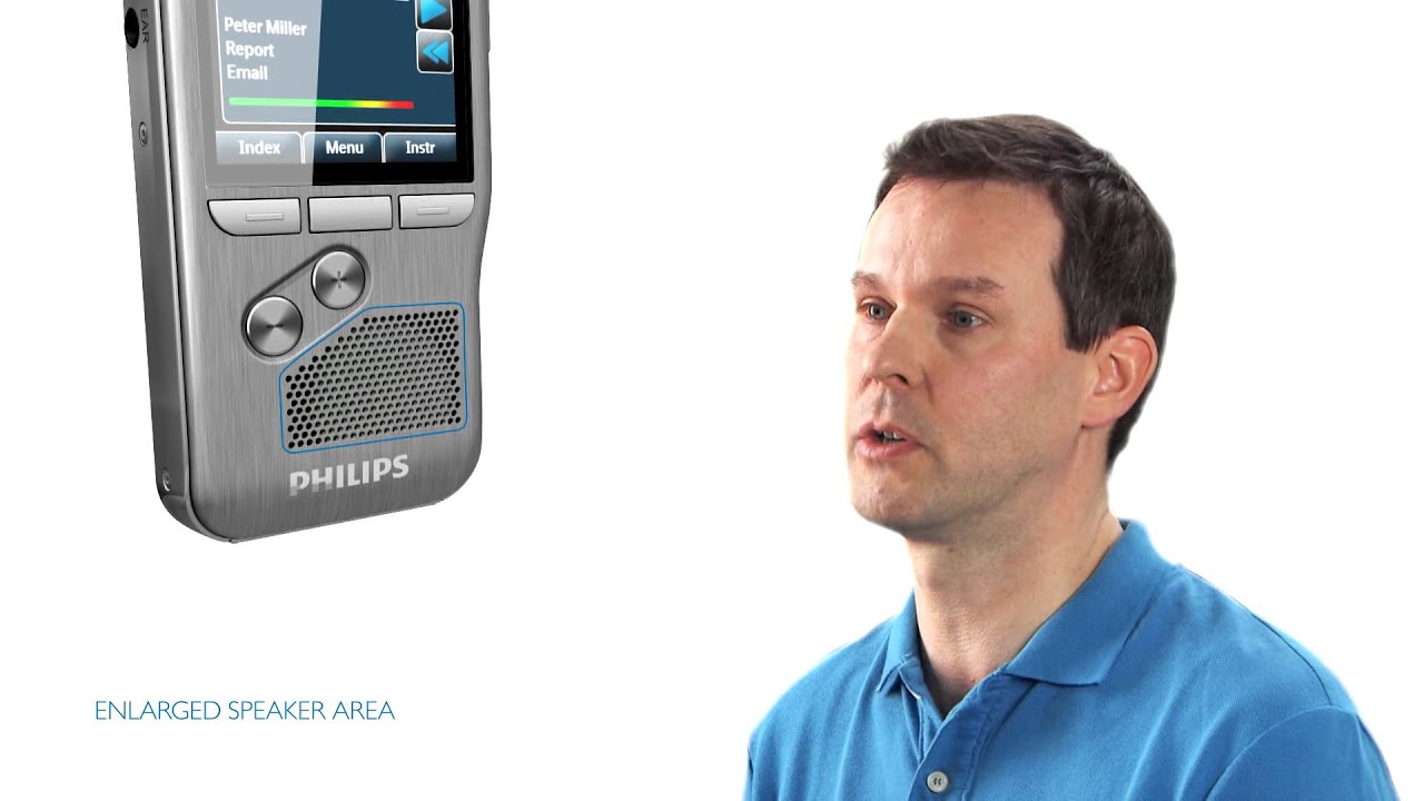 DPM8000 Philips Dictation Pocket Memo Product Demonstration. - YouTube