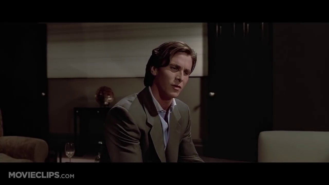 American Psycho scene 2 - YouTube