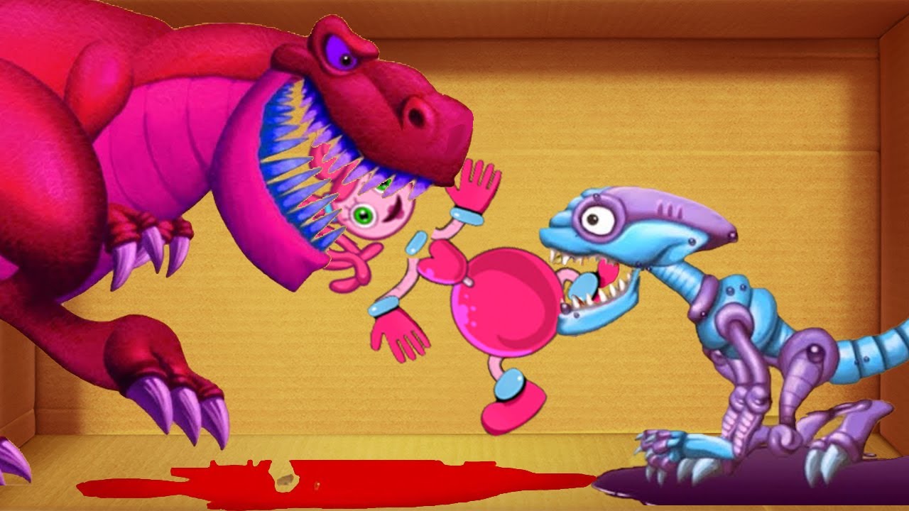SCARY T-Rex VS Poppy Playtime Buddy - Kick The Buddy - YouTube