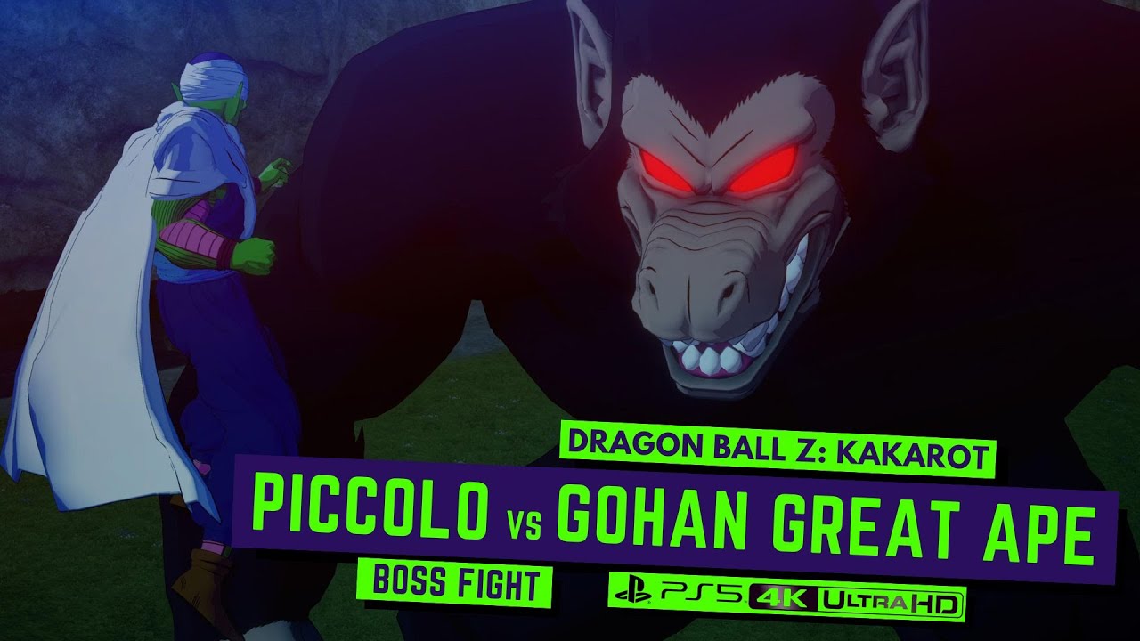 Dragon Ball Z: Kakarot - PICCOLO vs GOHAN GREAT APE - Boss Fight [PS5 ...