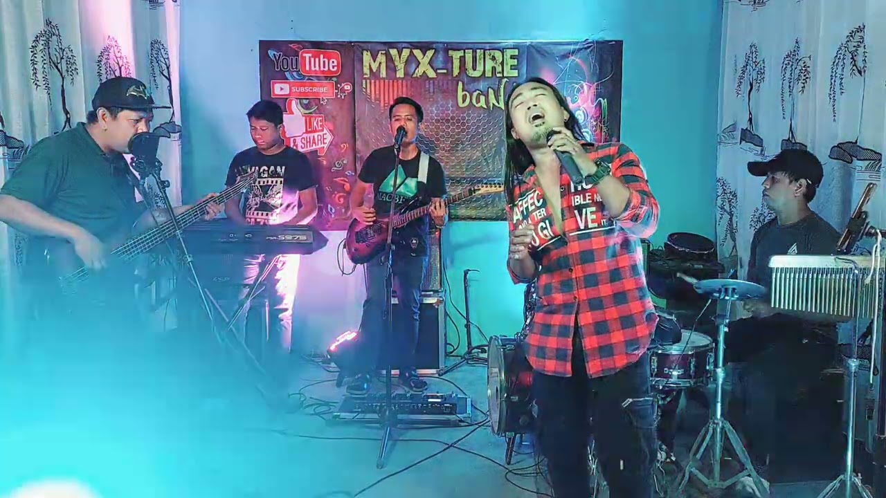 sabihin mong lagi/fafa rj and jb cover/Myxture band - YouTube