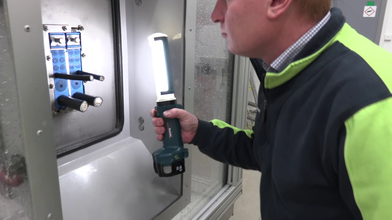 Roxtec water ingress protection test - YouTube
