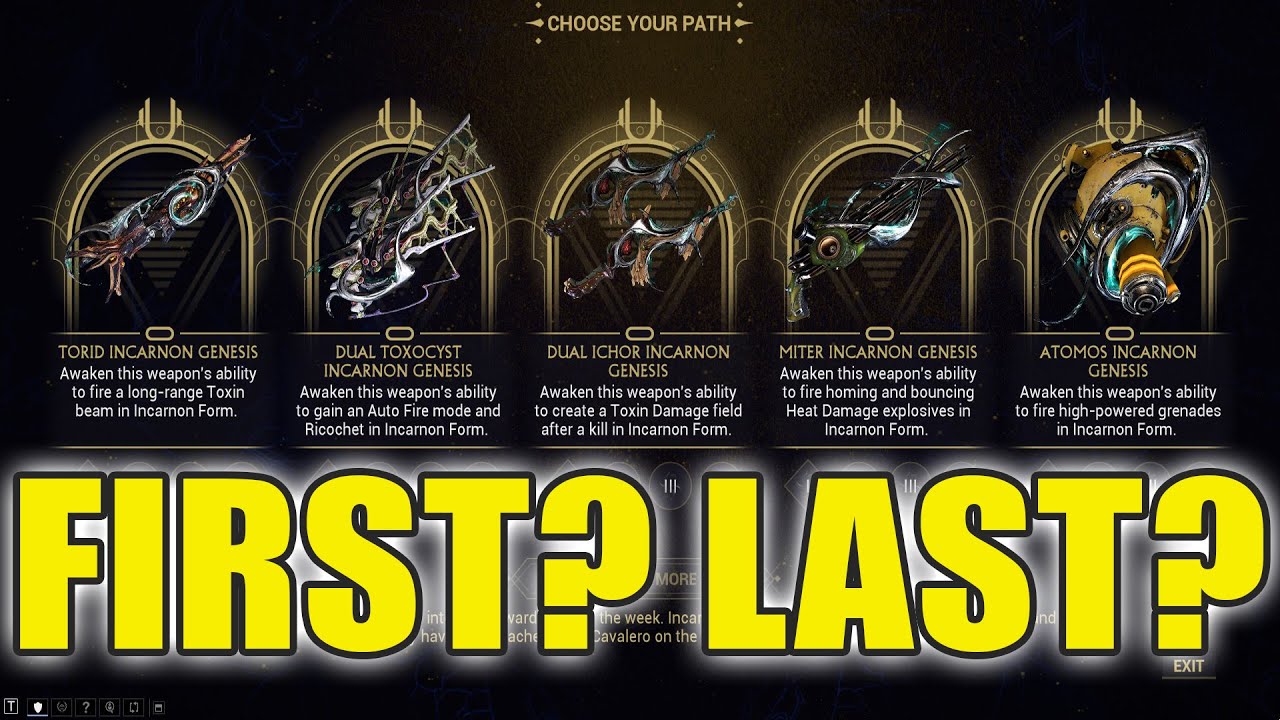 Incarnons of the week, which one to pick? | Warframe - YouTube