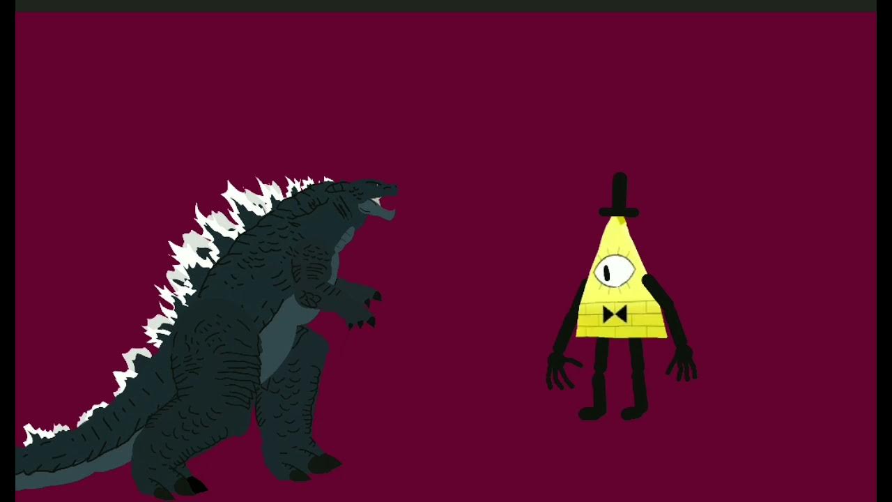 GVK Godzilla vs Bill cipher dc2 animation - YouTube