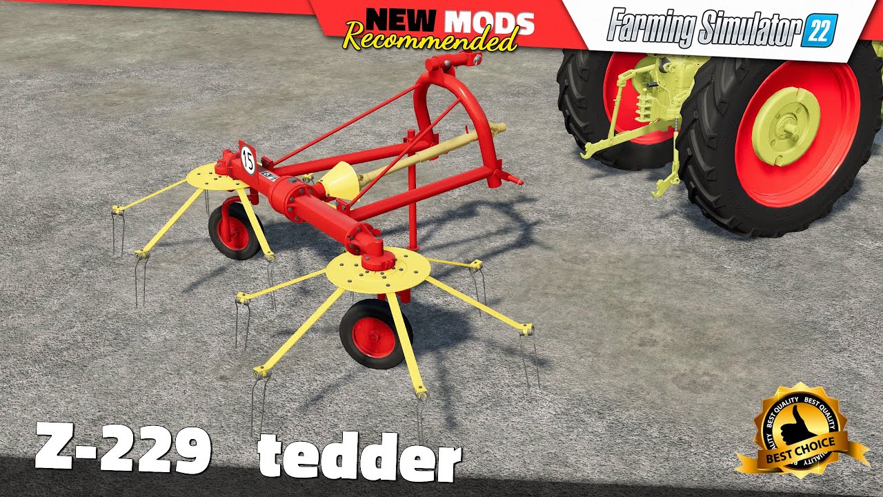 FS22 | Z-229 tedder - Farming Simulator 22 New Mods Review 2K60 - YouTube