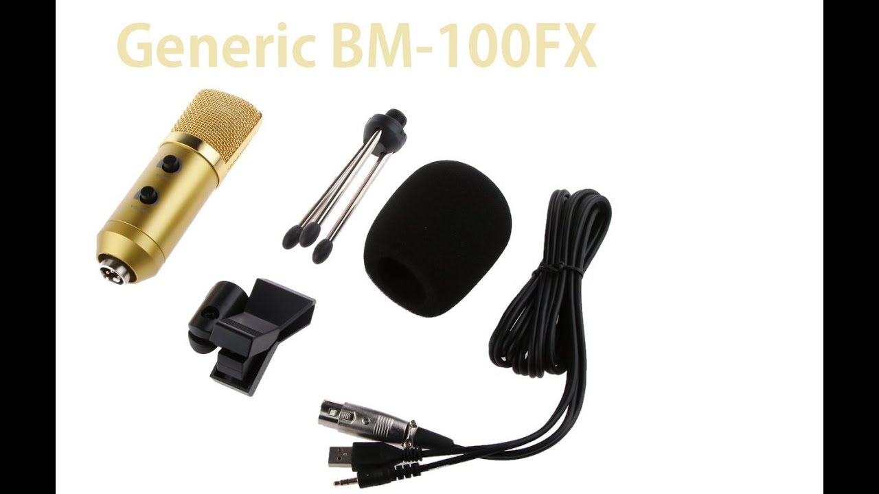 Bm-100Fx Generic Budget Condensor Microphone Unboxing+ review Rs 1950 ...