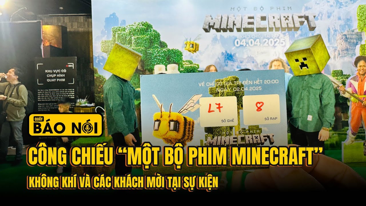 Toàn cảnh sự kiện ra mắt phim "A Minecraft Movie" - YouTube