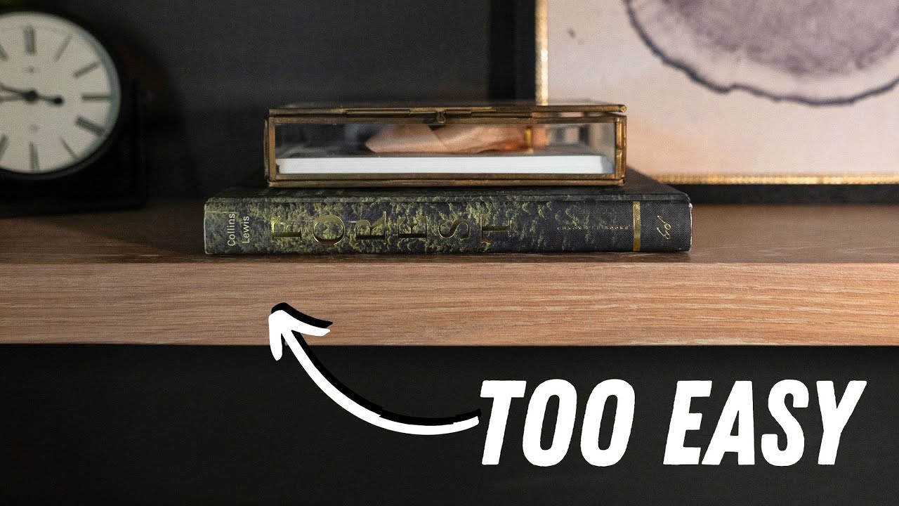These Shelves Look EXPENSIVE, But Anyone Can Make Them! - YouTube