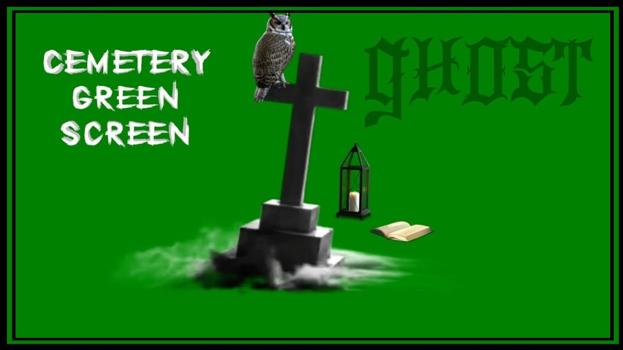Horrer | Evil | Ghost Green Screen | 4k | Scary | cemetery green screen ...