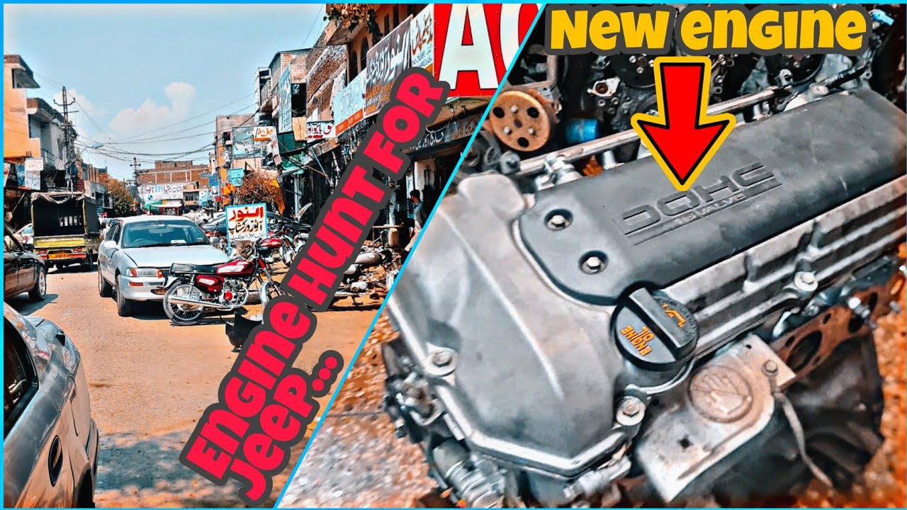 Engine Hunt For Suzuki Jimny Wide - YouTube