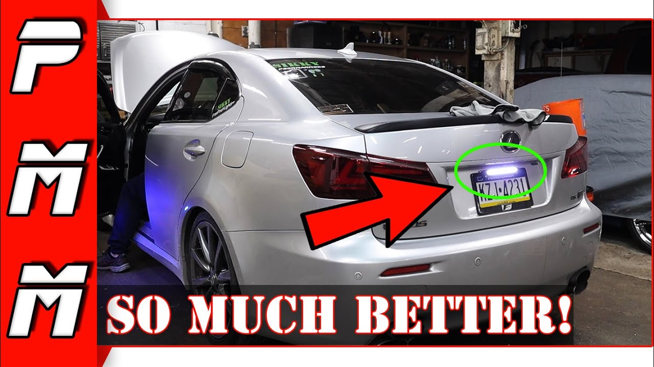 Let there be light! Installing a license plate mounted LED reverse ...