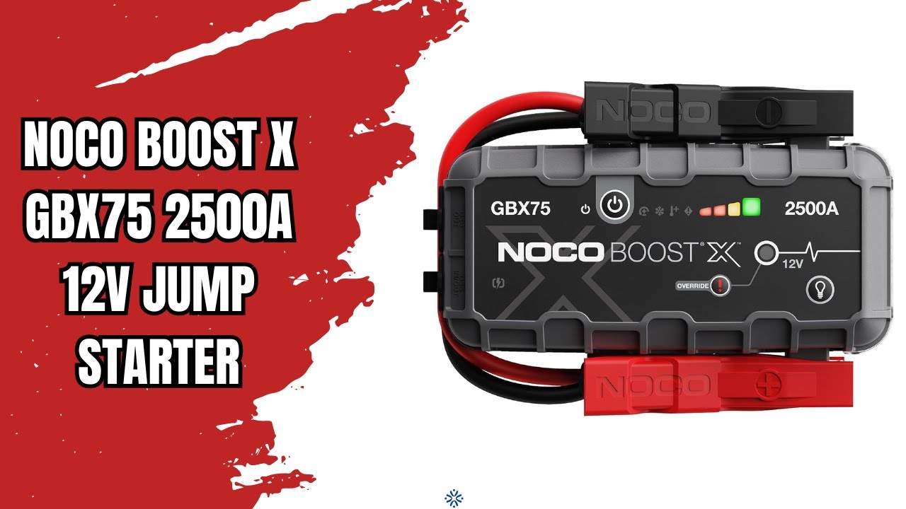 NOCO Boost X GBX75 UltraSafe Jump Starter for All Engines - Full Review ...