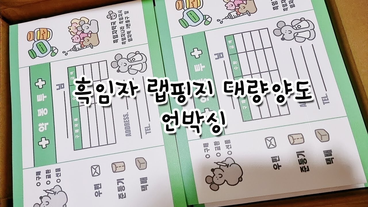 흑임자 랩핑지 발주후기 대량양도 애즈랜드발주후기 대량구매 청핸문구 초보문구사장 포장 포용계브이로그