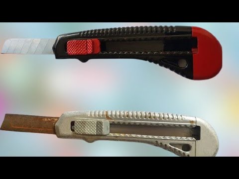 How to restore old Paper Cutter / restoration of Box cutter / tap ...
