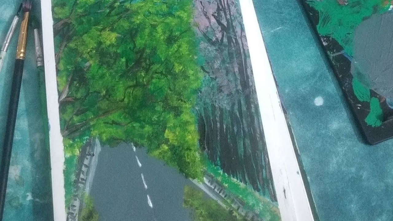 Road art#art #for - YouTube