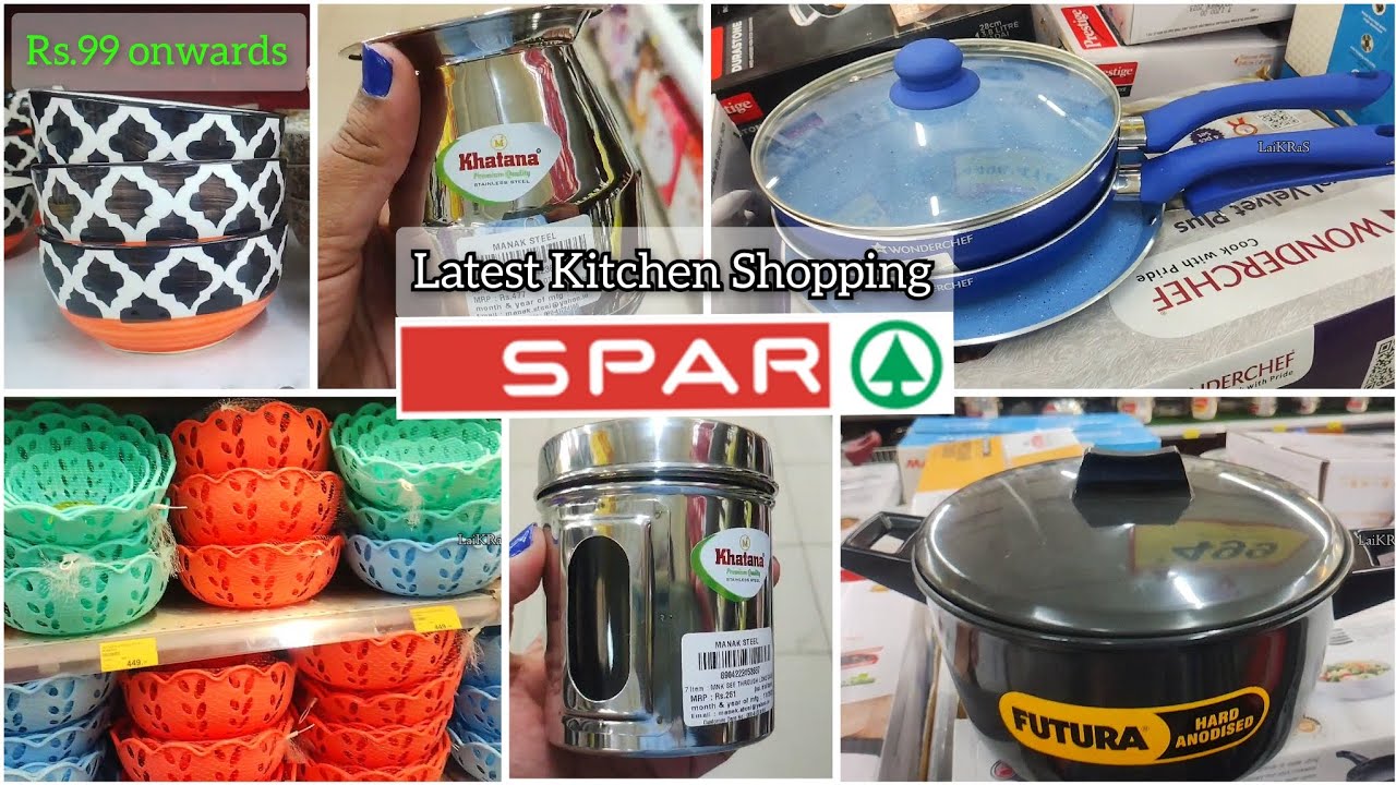 🚨🌈#SPAR Part2 Rs.99 Onwards Stainlesssteel/kitchen products/Cookware ...