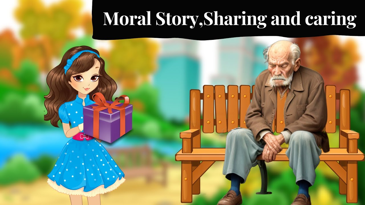 Moral Story, Sharing and Caring (English) - YouTube