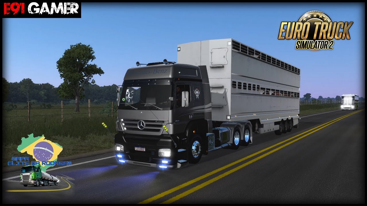 Ets 2 Mapa Elite Da Rodagem Mb Axor 2544 Campo Grande
