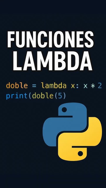 Funciones lambda #datascience #dataanalysis #python #programacion - YouTube